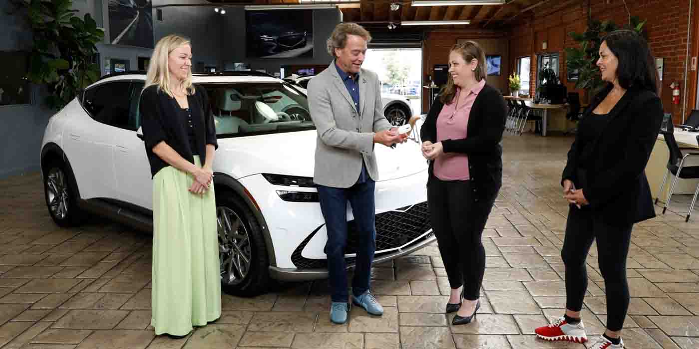 Genesis customer receives new GV60 marking the automaker's first BEV ...