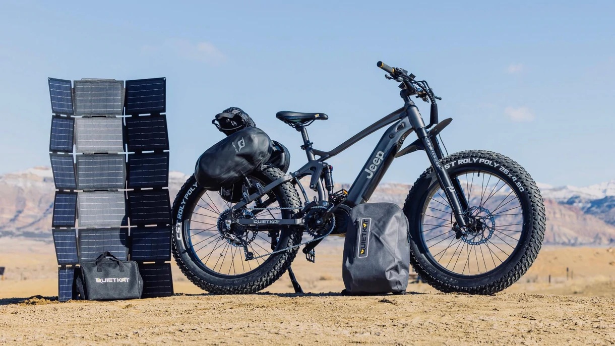 Review: QuietKat's folding solar-powered electric bike charger for on ...