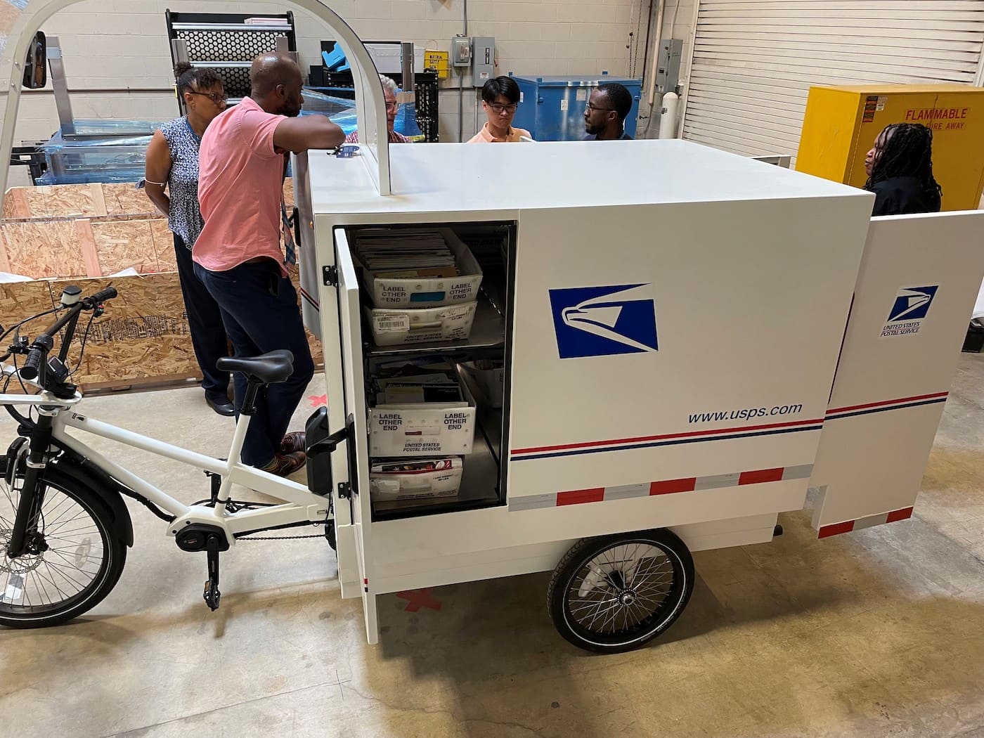 USPS testing these electric mail bikes, replacing mail trucks