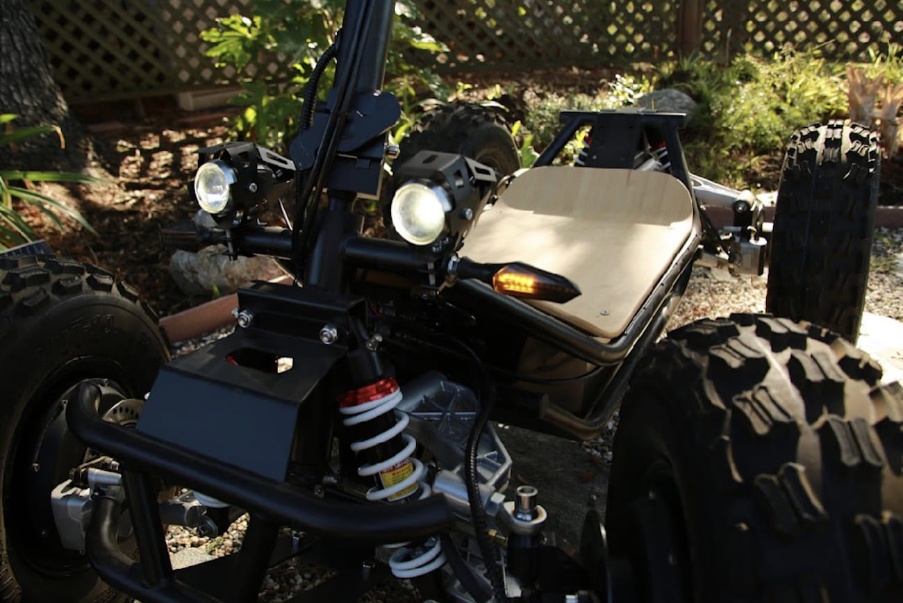 An AWD electric ATV from China? He bought one. Here's what showed up