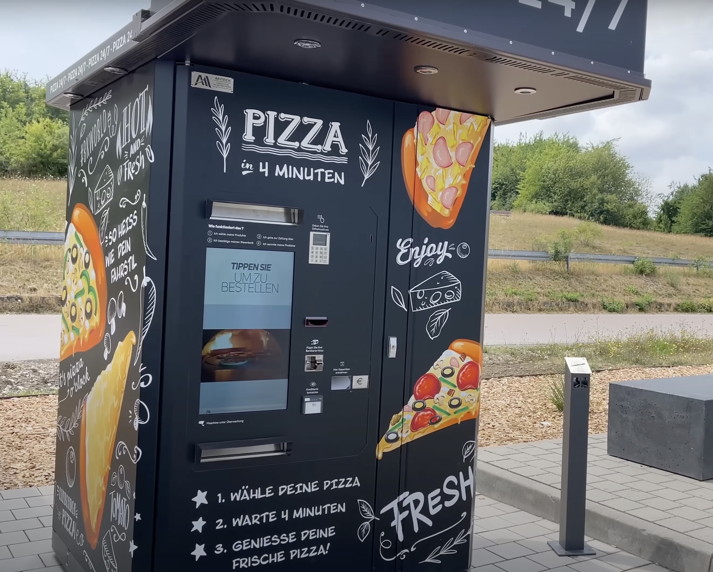 Tesla deploys cube lounges at Supercharger station with automated ...