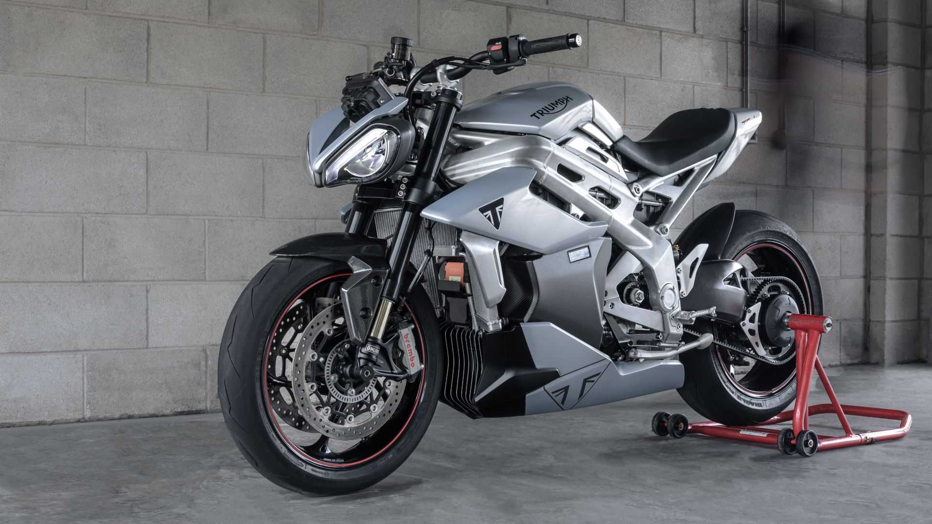 Triumph's first electric motorcycle power, speed, and range specs revealed