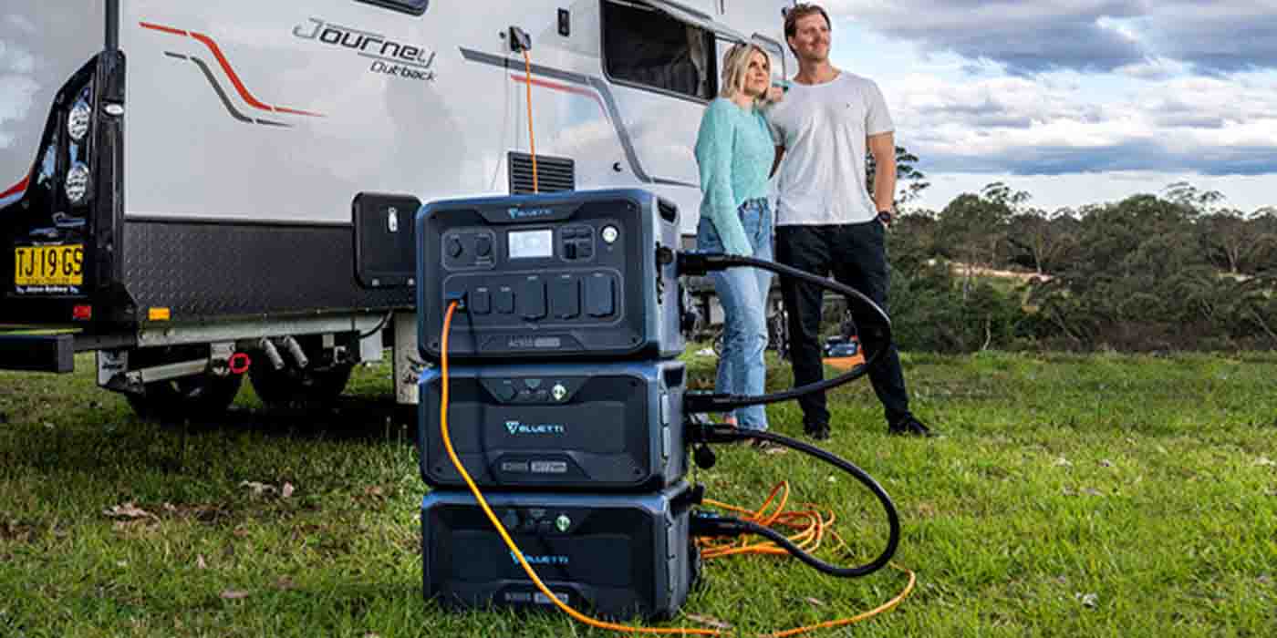 The BLUETTI AC500 portable power station offers up to 18,432Wh