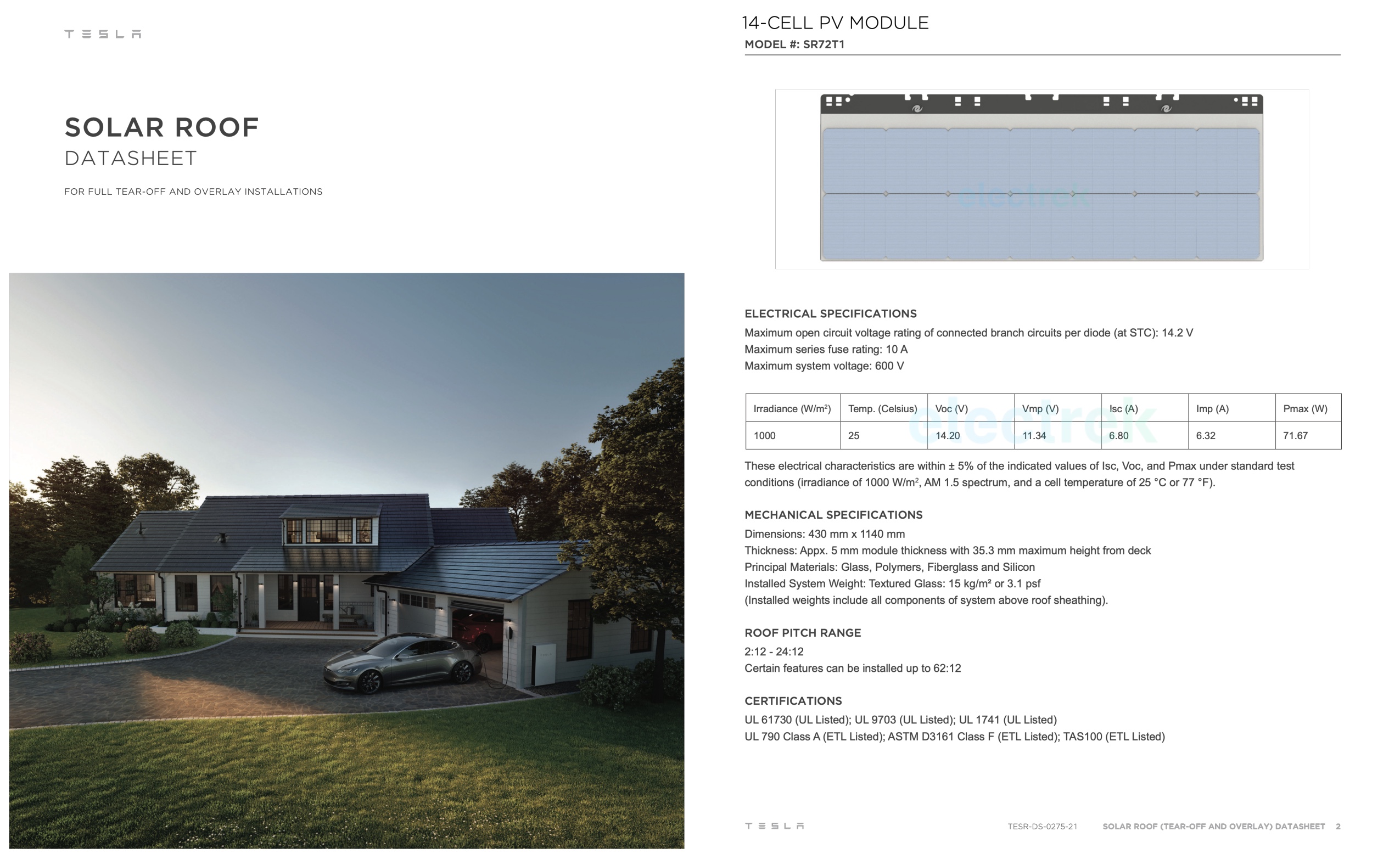 Tesla is testing new version of Solar Roof (v3.5)