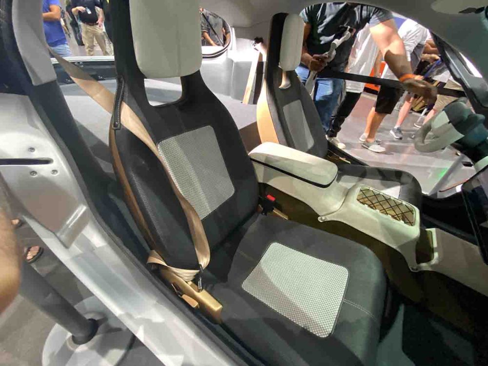 Aptera publicly debuts gamma version of its solar electric vehicle