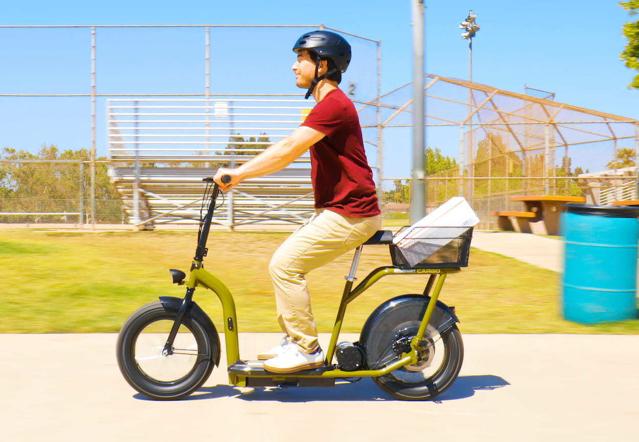 Razor EcoSmart Cargo 1,000W electric scooter carries two adults