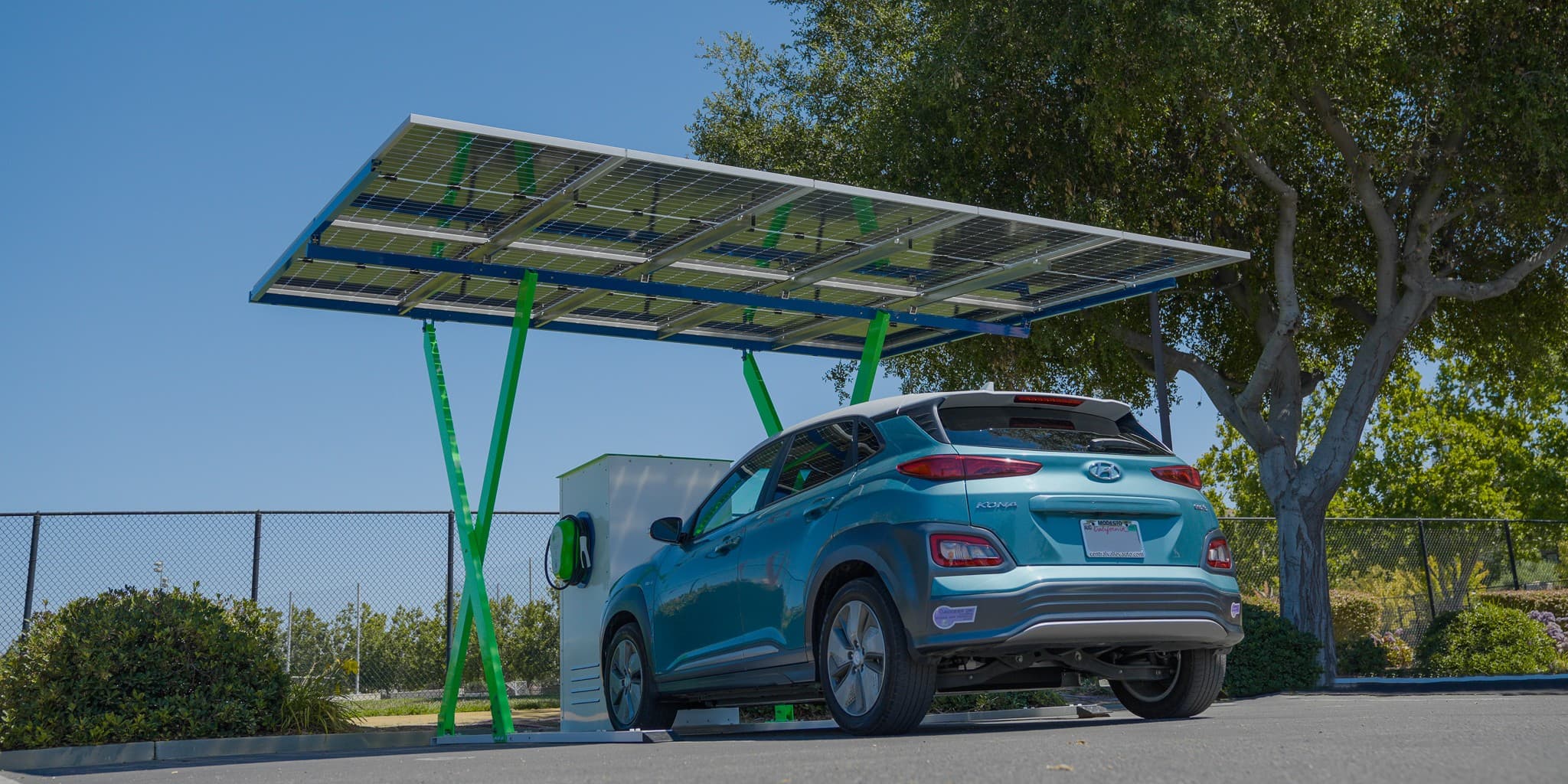 This modular off-grid solar EV charger can be installed in just four hours