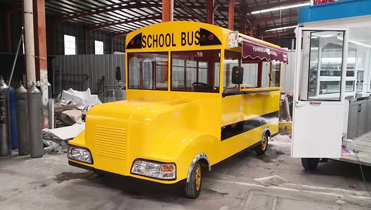 Weird Alibaba: This cool electric food truck looks like a school bus