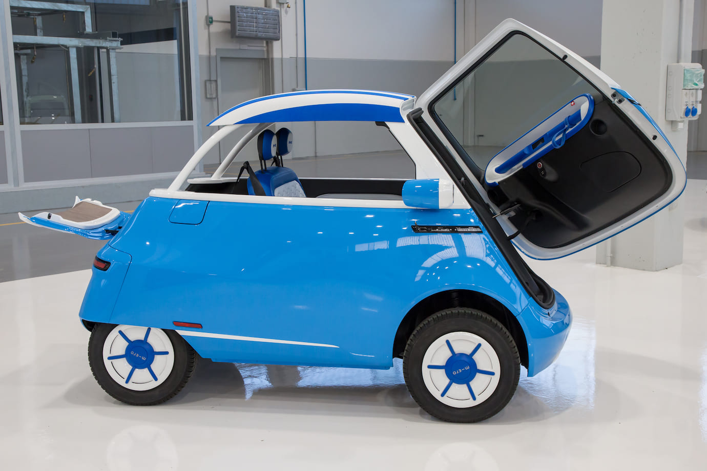 Microlino shows off new versions of its tiny electric bubble car
