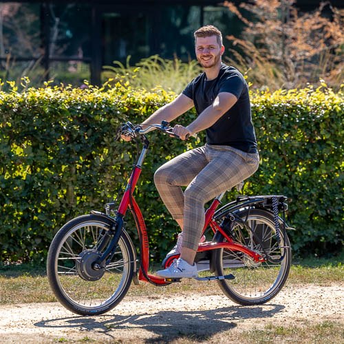This funky-looking Van Raam e-bike claims to be safest in the world