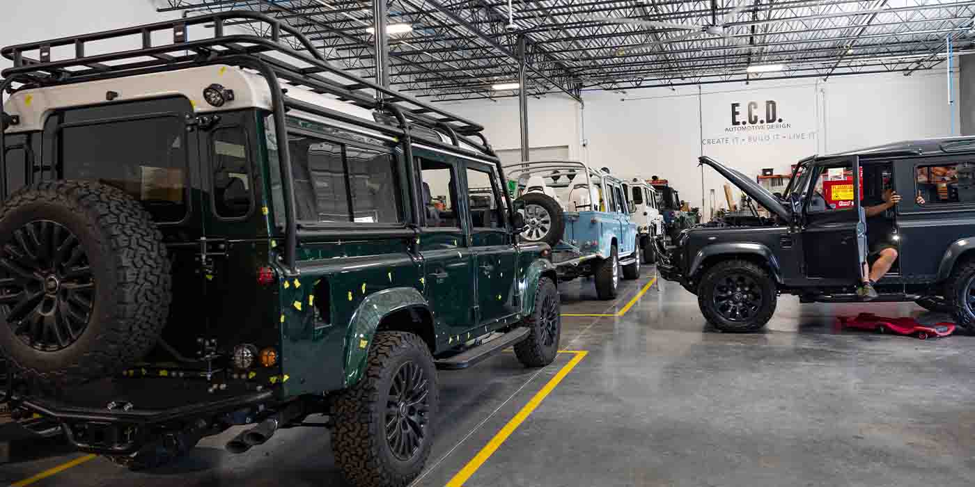 We visited ECD Automotive's facility where it builds electric Jaguars