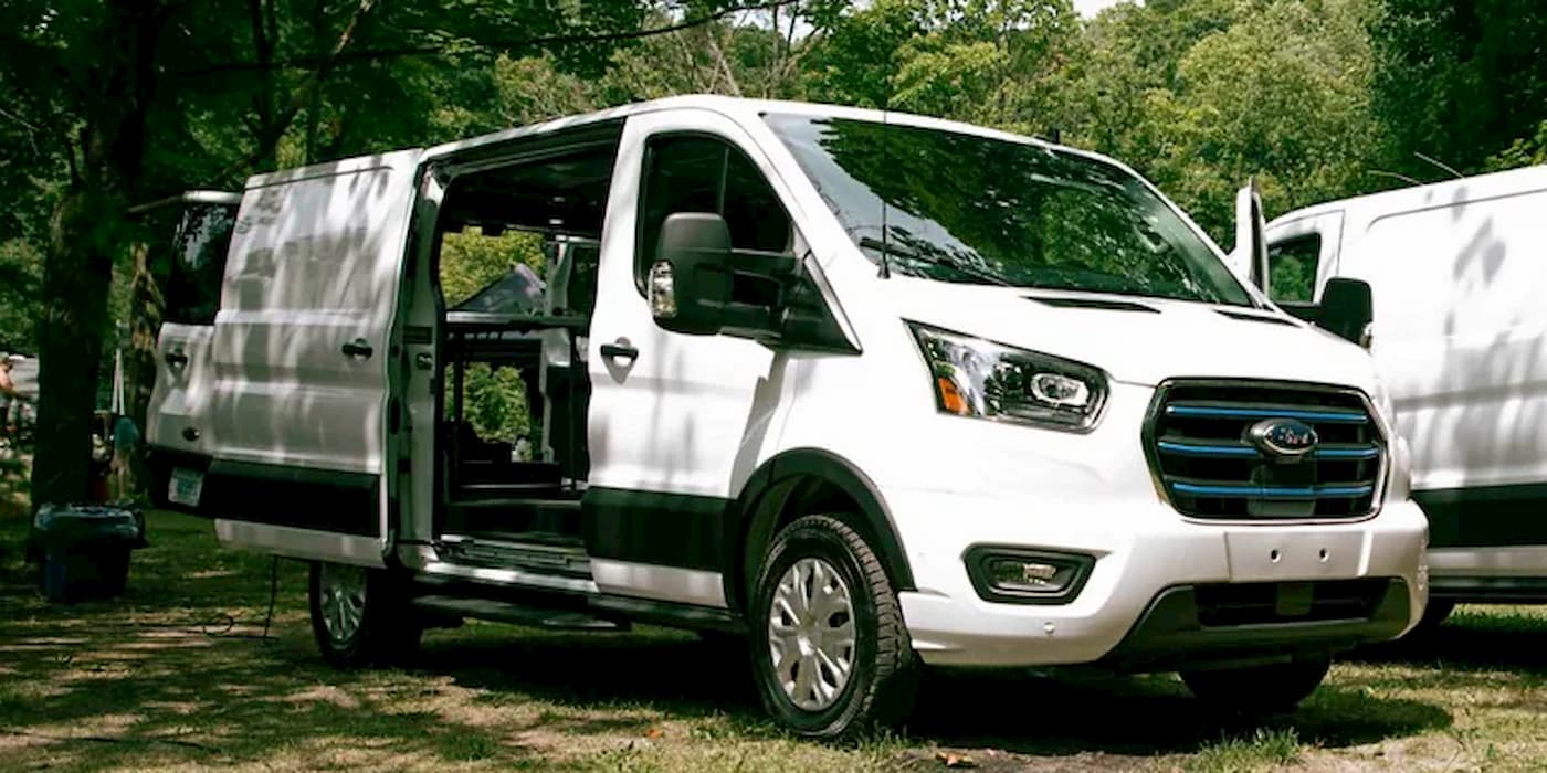 Ford electric vehicles and F-150 Lightning used to power a movie
