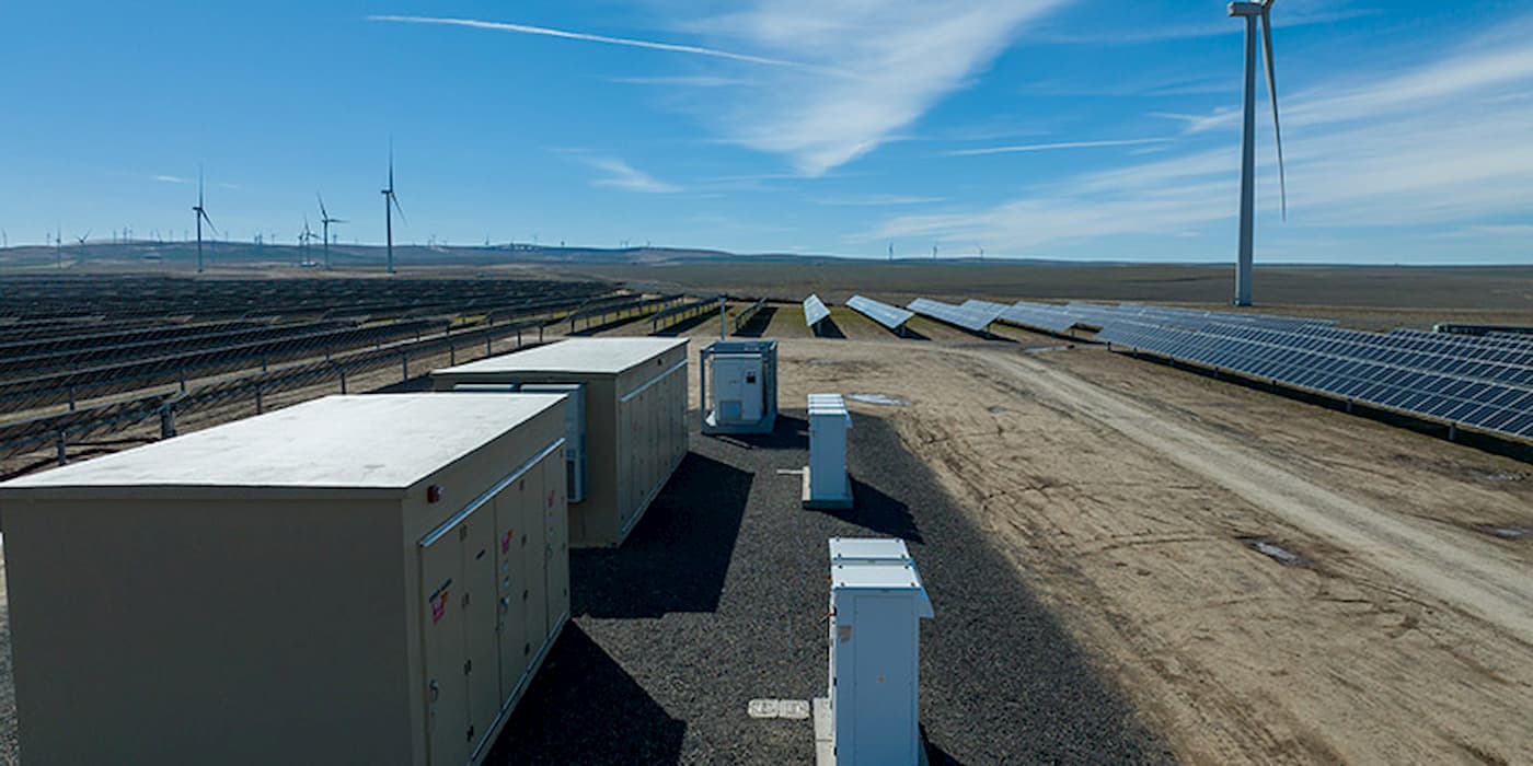First clean energy plant using solar, wind & battery storage opens