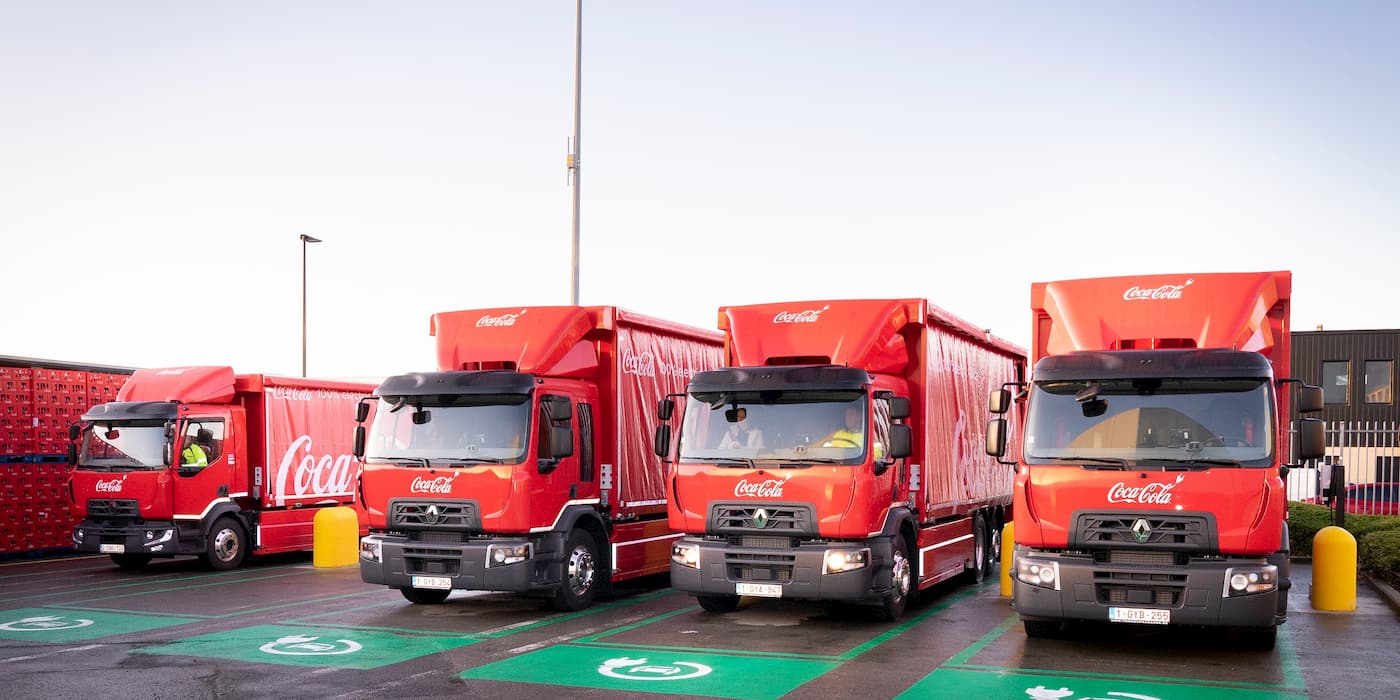 Coca-Cola using electric delivery trucks Pepsi receiving Tesla Semi