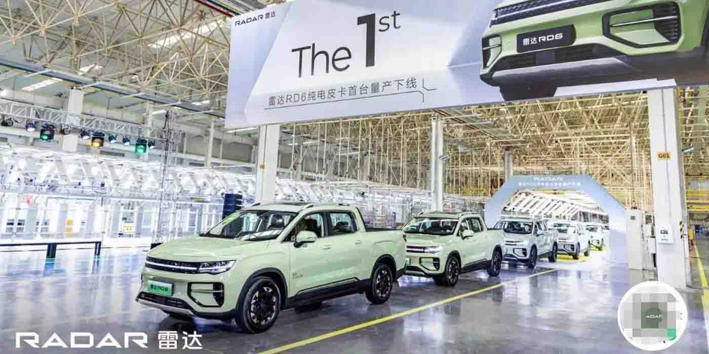Radar Auto launches RD6 electric pickup in China for under $25k