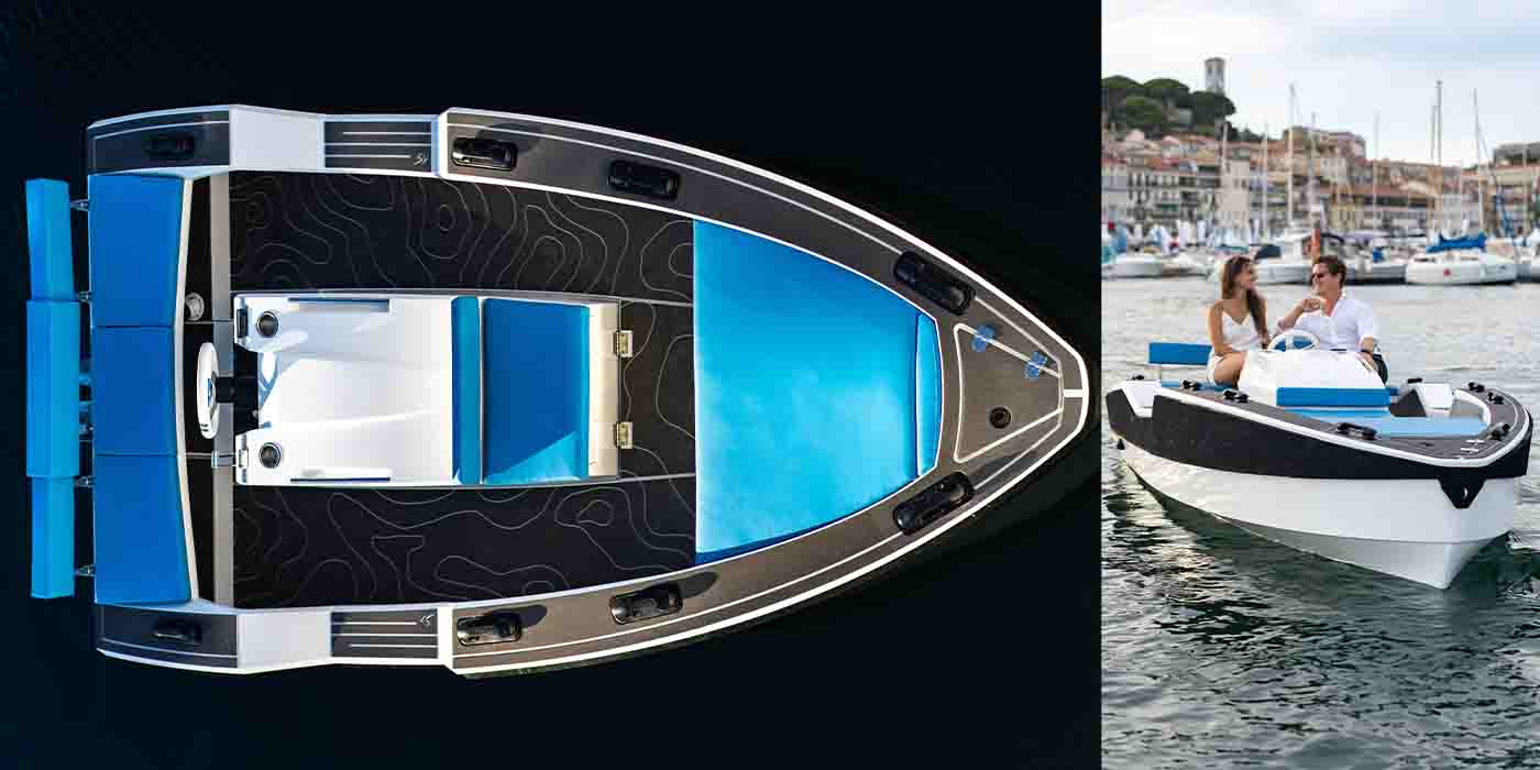 Silent Yachts' all-electric, 6 passenger Tender 400 can hit 20 knots