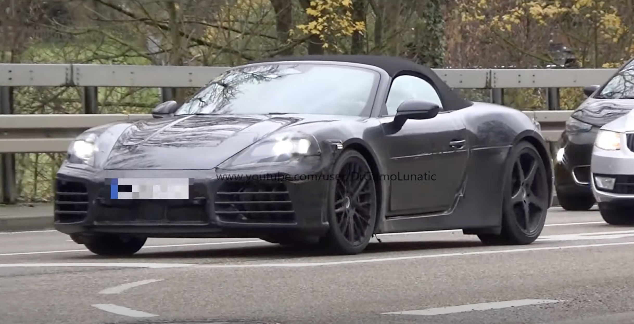 Porsche 718 Boxster electric prototype spotted testing | Electrek
