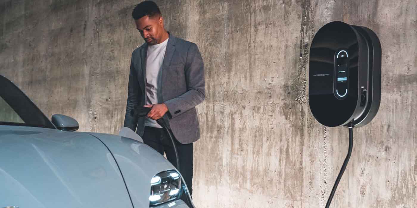 Porsche’s new chargers nearly halve Taycan home charge times