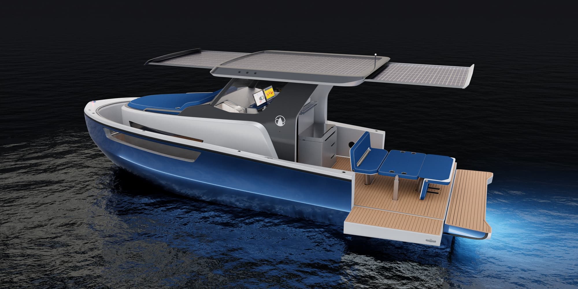 Ex-Tesla exec launches stylish solar electric speedboat of the future
