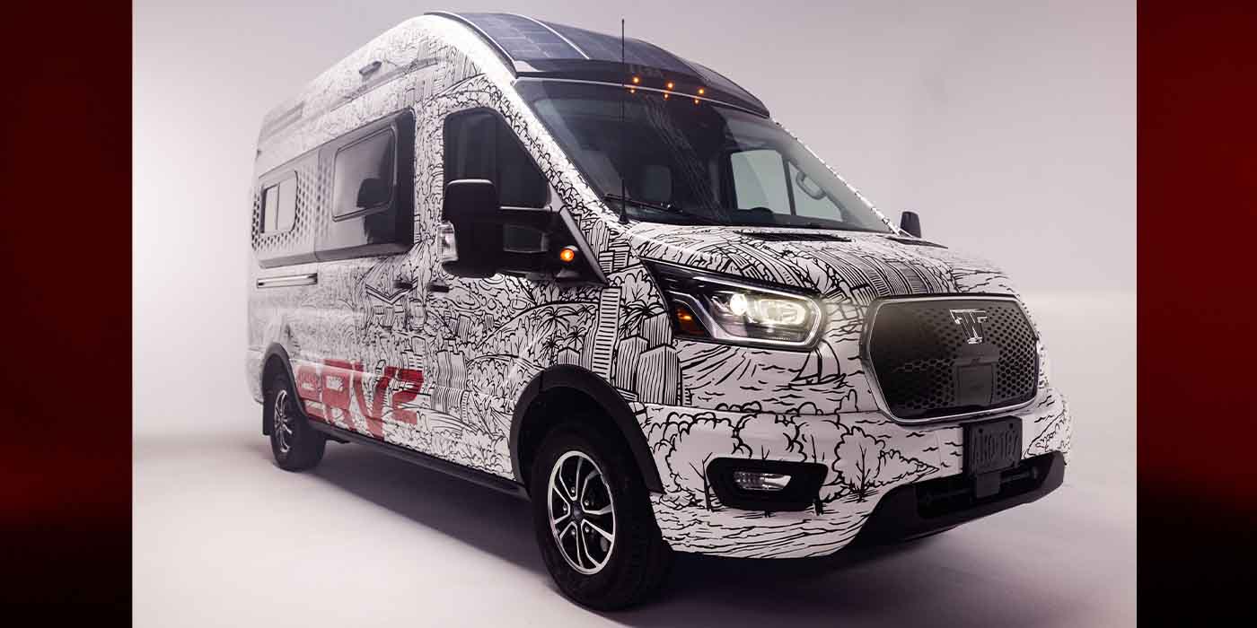 Winnebago is offering test drives of its all-electric RV prototype