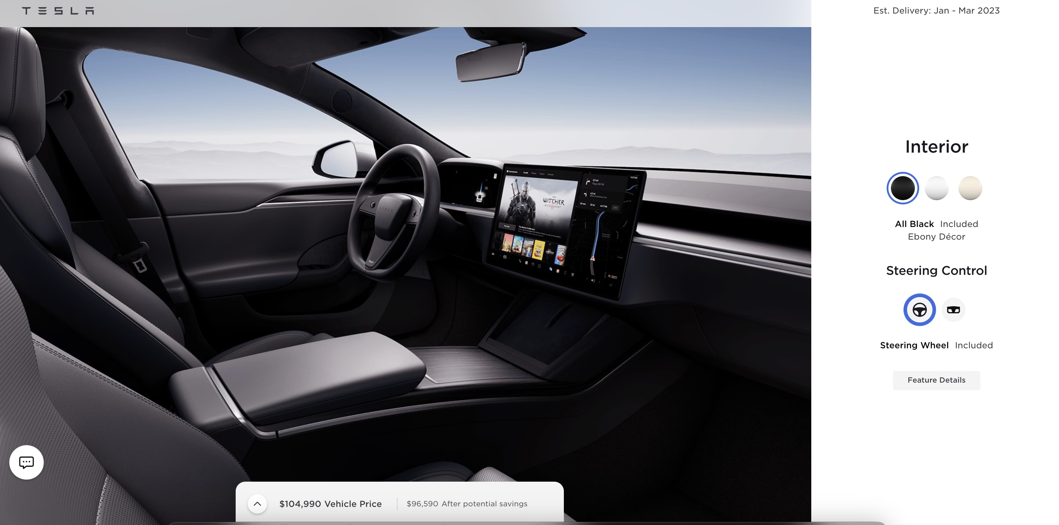 Tesla finally breaks and offers round steering wheel on Model S/X ...