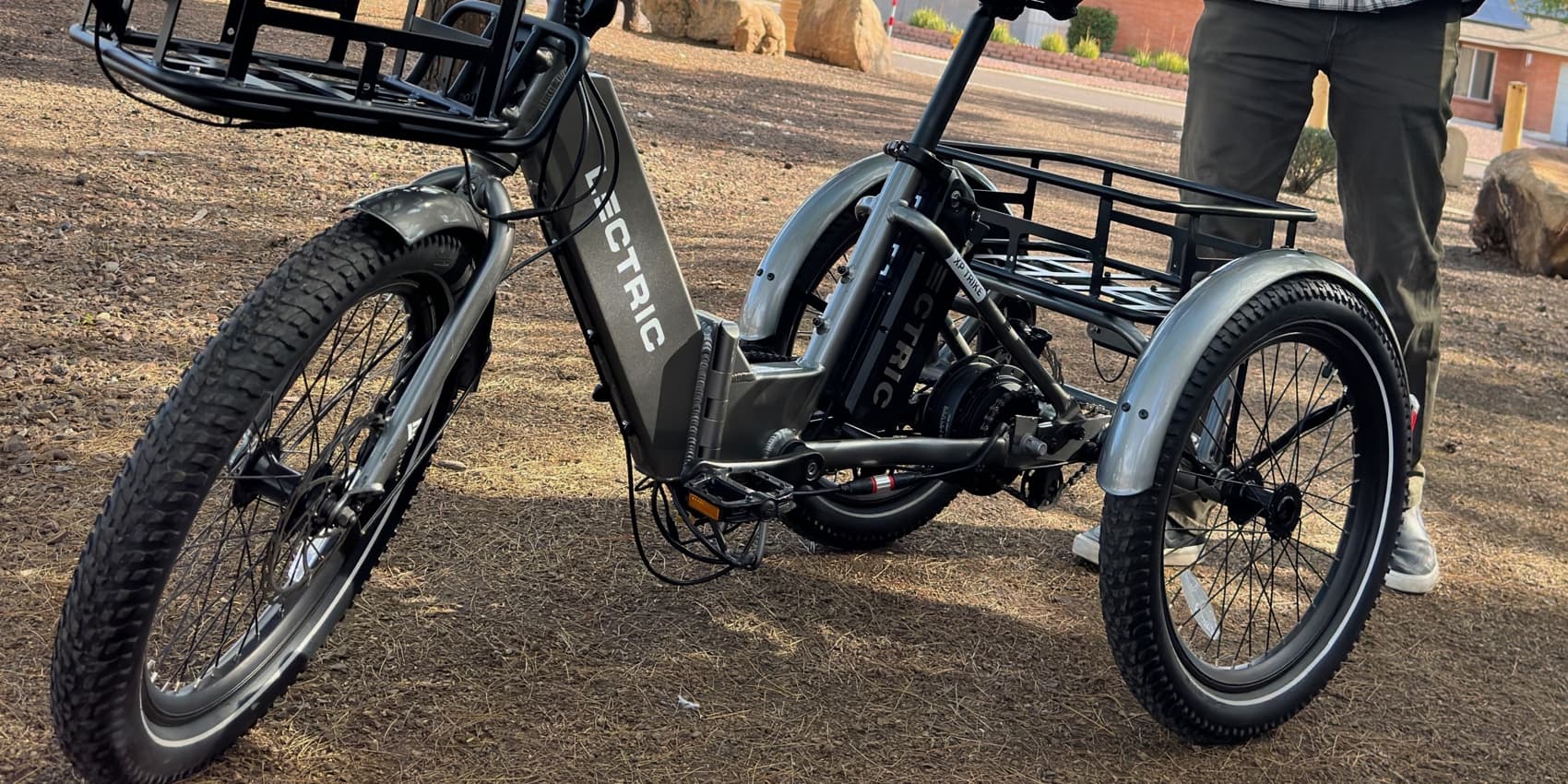 Lectric XP Trike teased as mid-drive e-trike with shocking low price