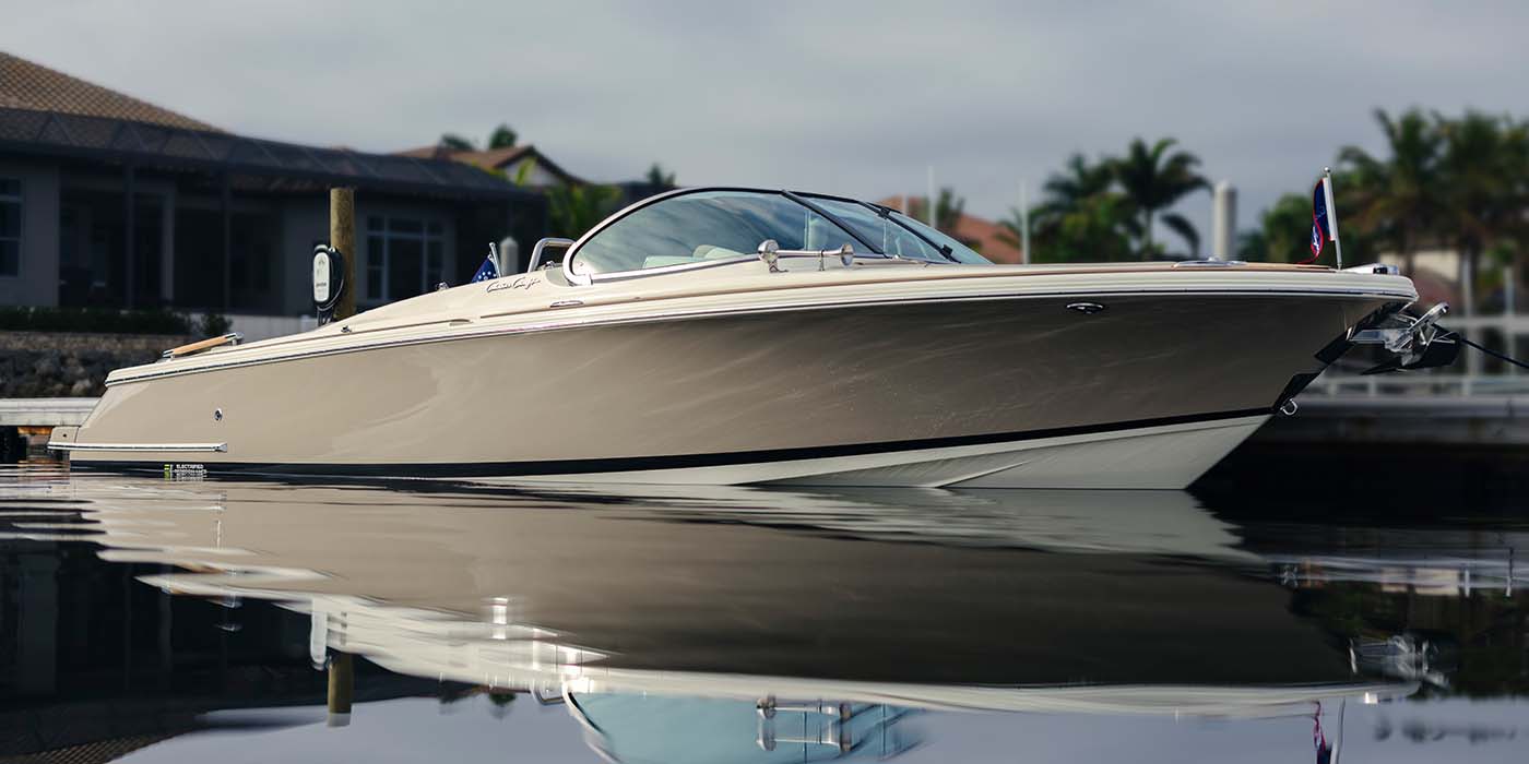 Chris-Craft unveils 133 kWh electric boat concept