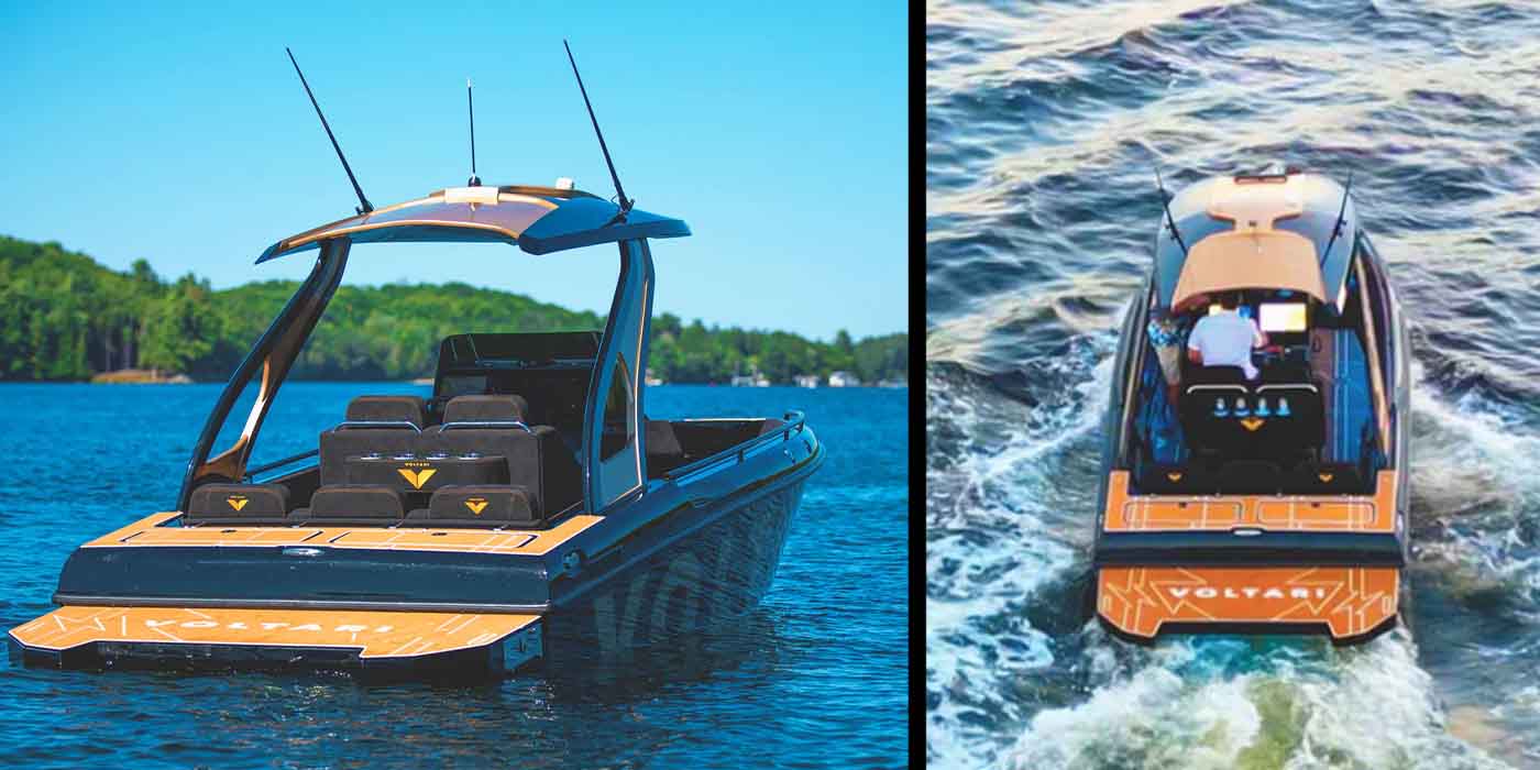 This electric performance boat hit the Bahamas on a single charge