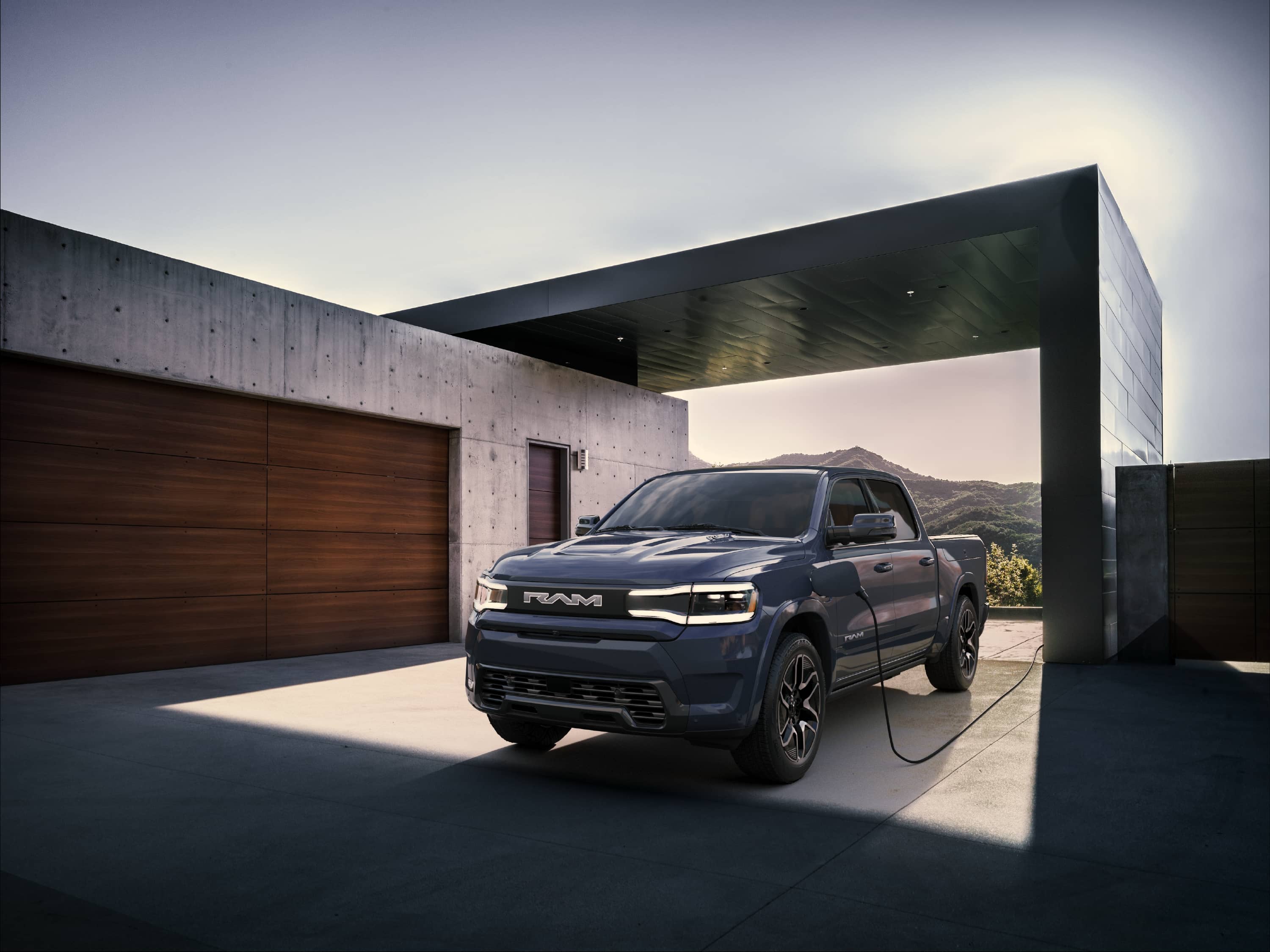 Check out the first images of the 2025 Ram 1500 REV electric truck