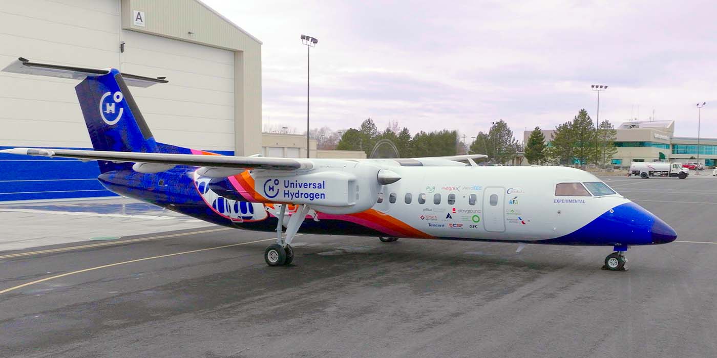 40-passenger hydrogen electric plane completes maiden flight