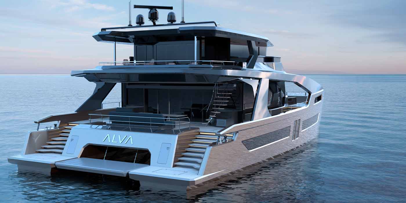 ALVA Yachts introduces new 78-foot solar electric catamaran