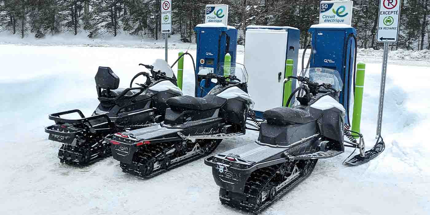 Electric snowmobile charging getting much faster for Taiga Motors