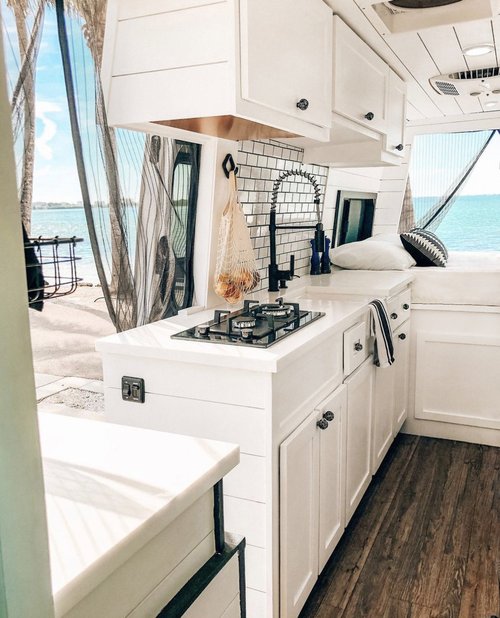 This GM Brightdrop-based electric van is a hotel room