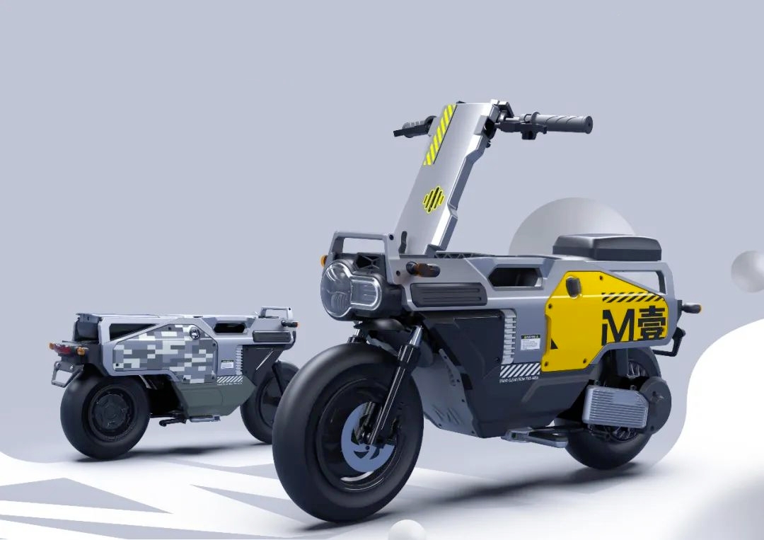 This new folding electric motorcycle can fit in your car's trunk