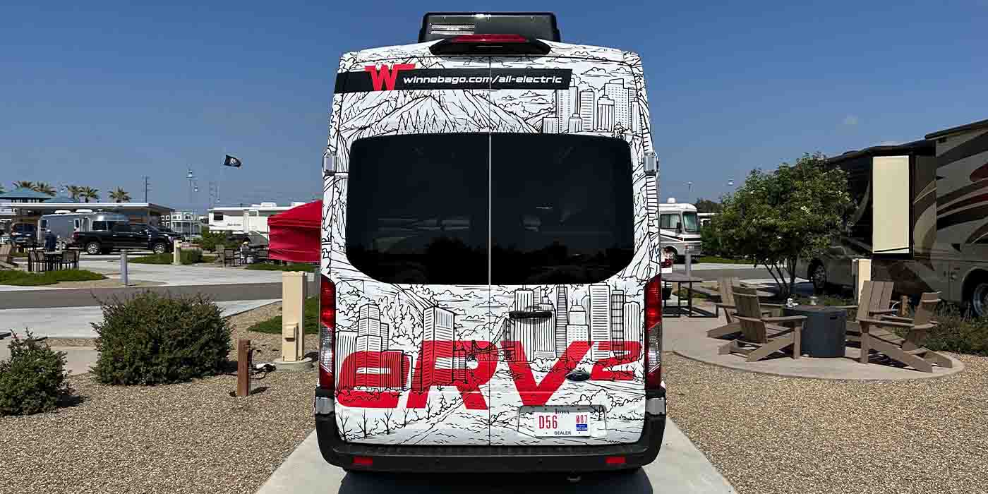First drive (and sleepover) in the all-electric Winnebago eRV2
