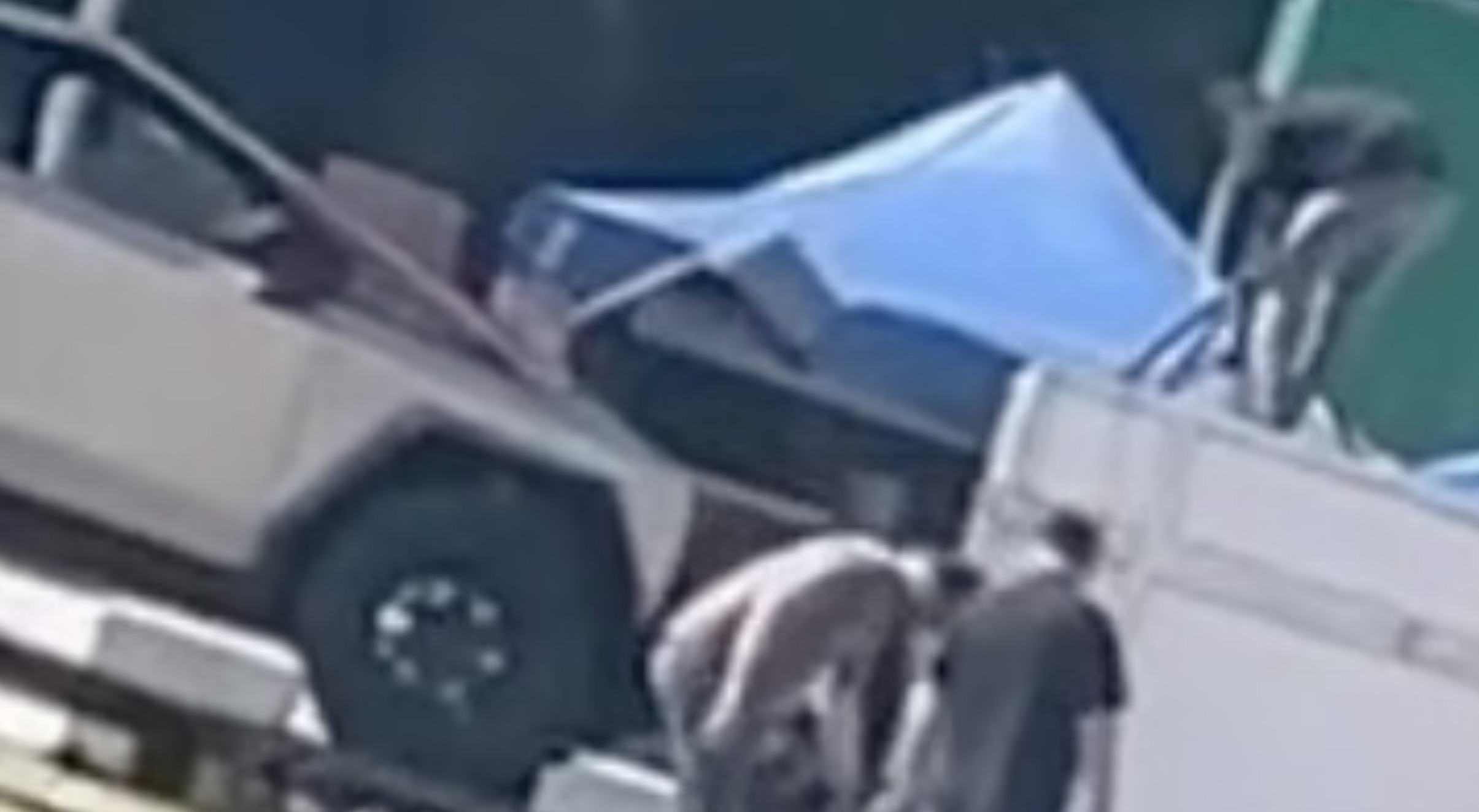 Tesla Cybertruck's giant frunk has been spotted | Electrek