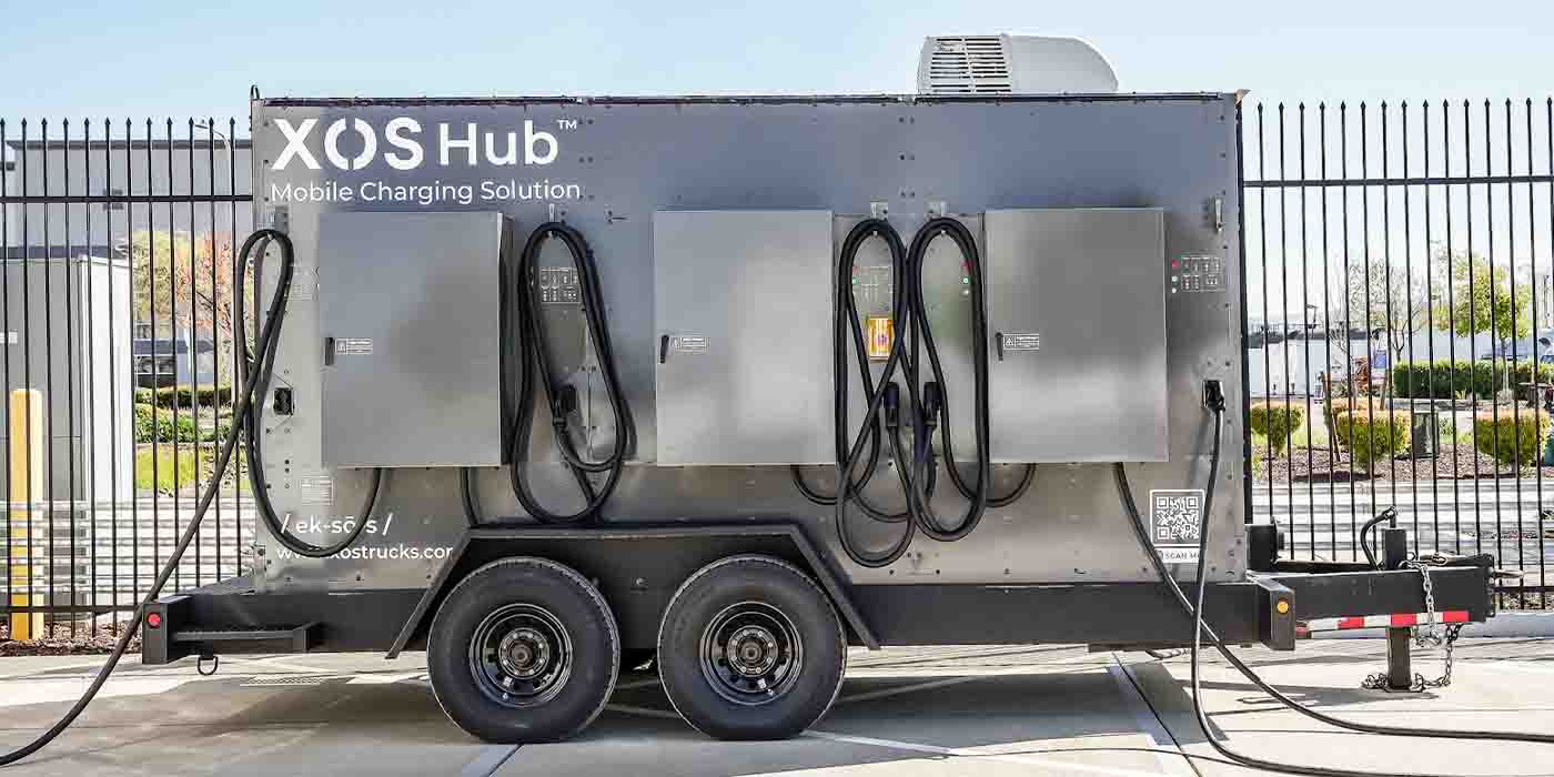 Second generation Xos Hub charger is smaller and more powerful