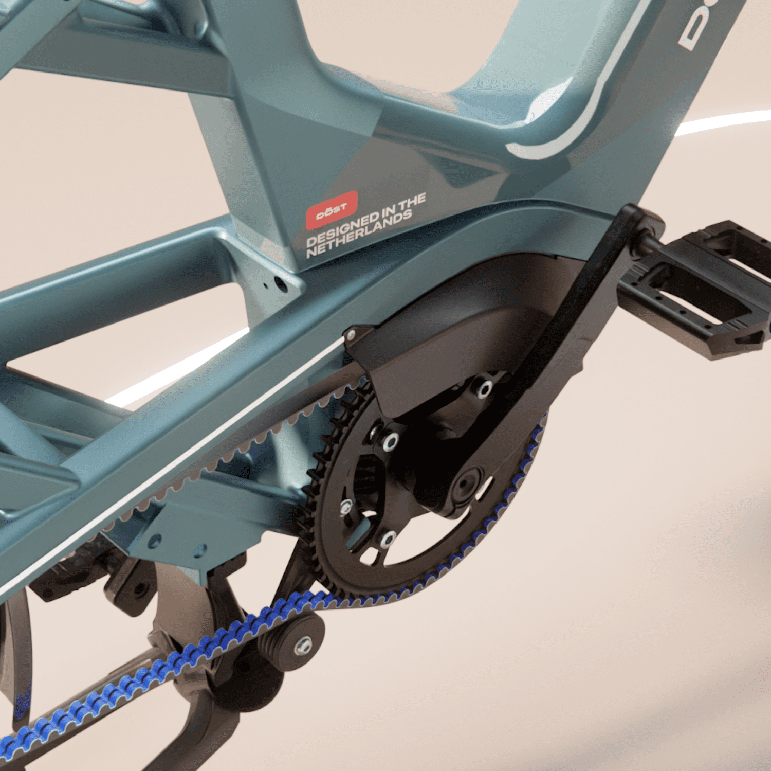 Dost launches mid-motor belt-drive electric cargo bike with throttle