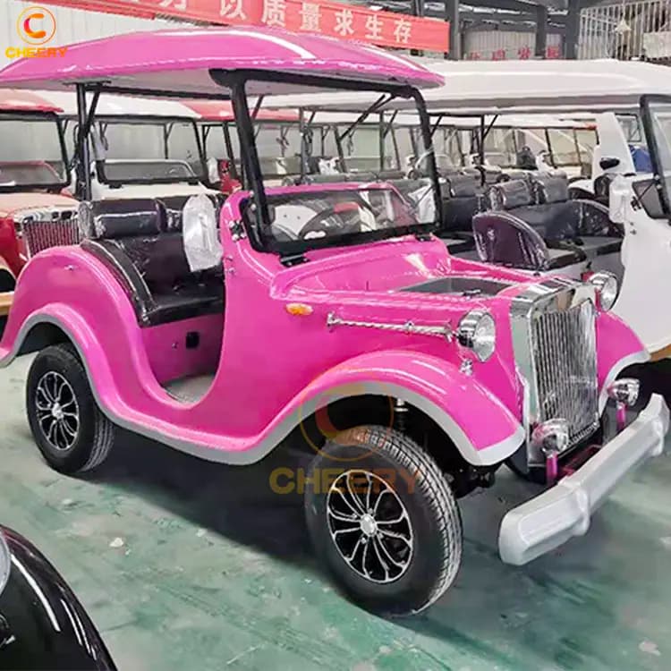 Would you buy this Pepto-Bismol pink Chinese electric car for $5k?