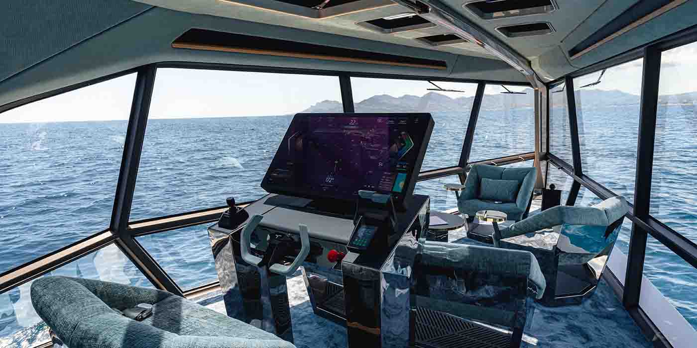 This electric boat utilizes BMW EV batteries to cruise atop the water