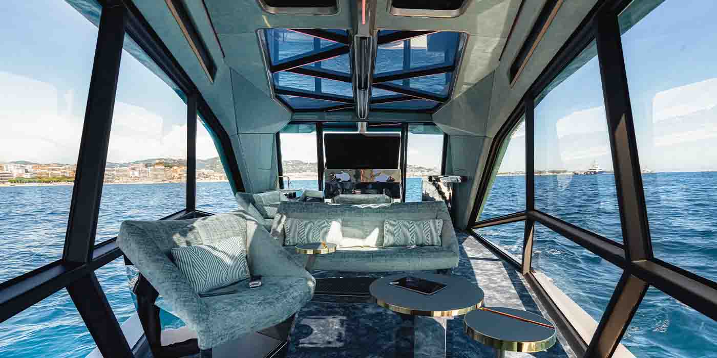This electric boat utilizes BMW EV batteries to cruise atop the water
