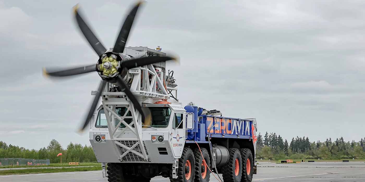 ZeroAvia debuts 1.8MW hydrogen electric motors, 76-seat plane