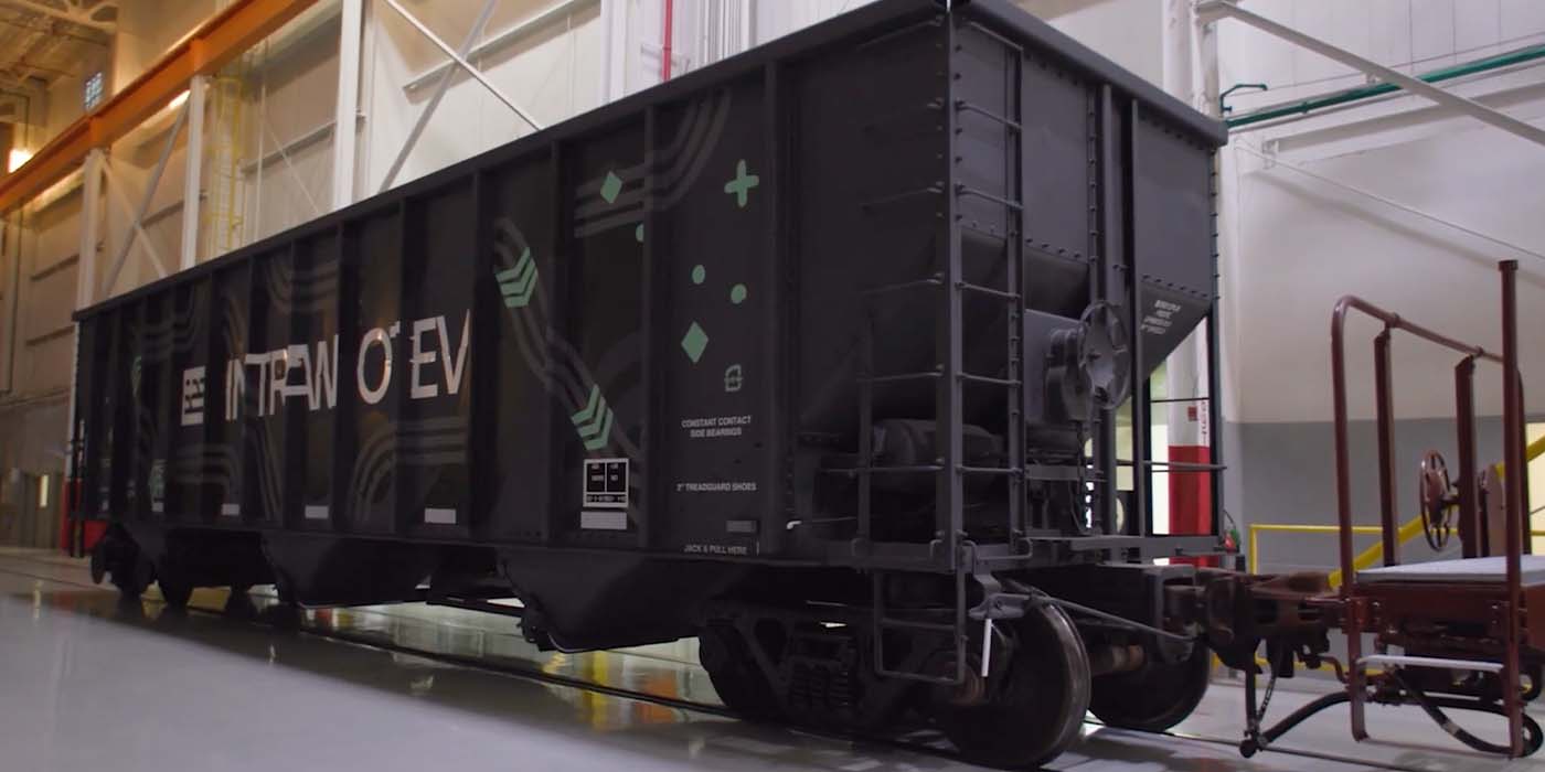 A company is developing self-propelled, battery-electric railcars