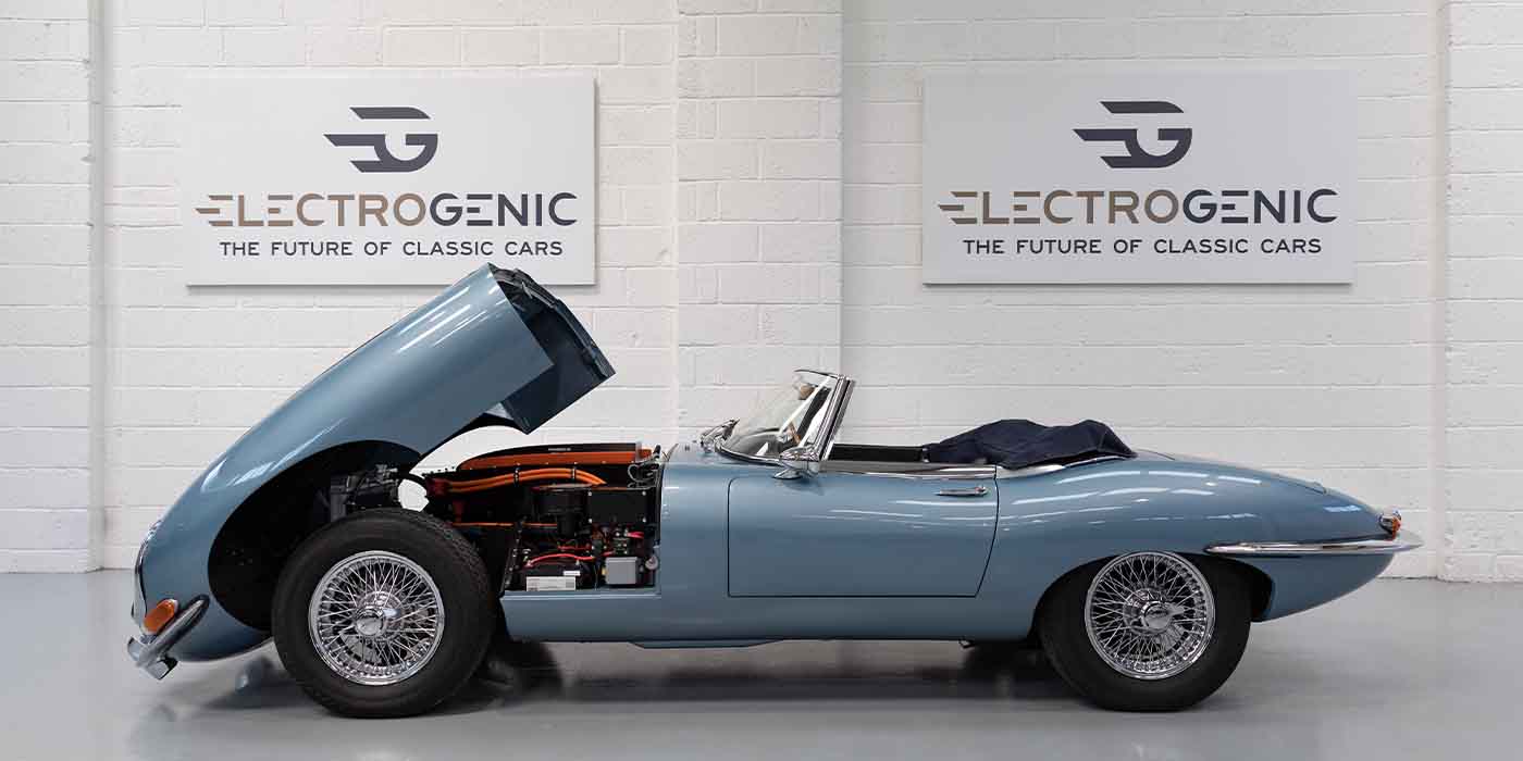 Electrogenic reveals 'drop-in' EV conversion kit for Jaguar E-Types
