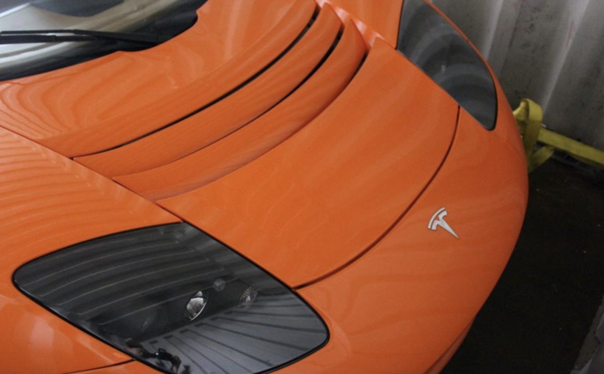 Three brand new Tesla Roadsters have been found sitting in container ...