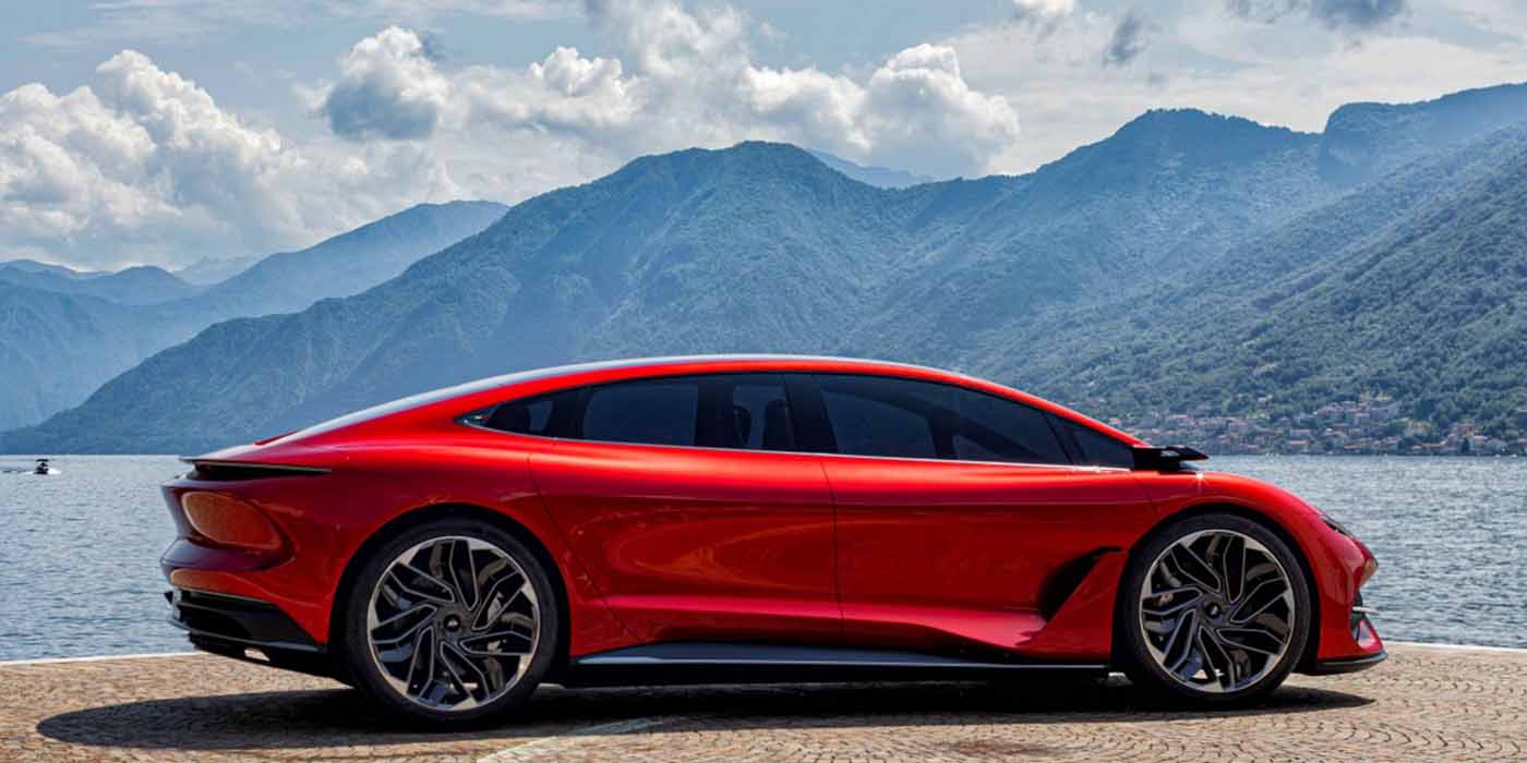 AEHRA unveils GT called 'the sedan' targeting 500 mile range