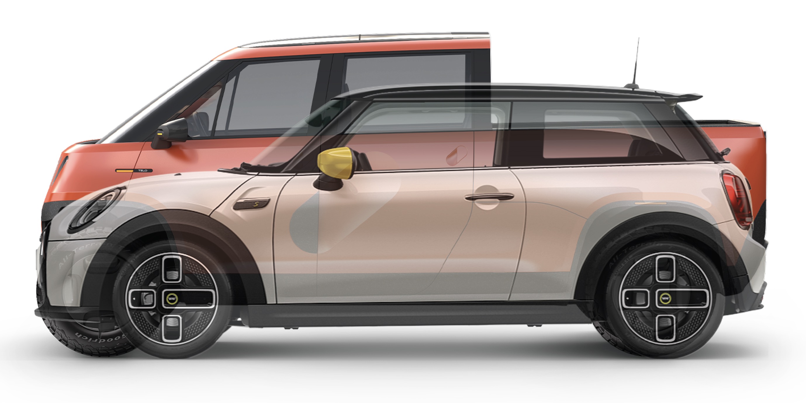 TELO is a tiny electric truck the size of a Mini with a bed as big as a ...