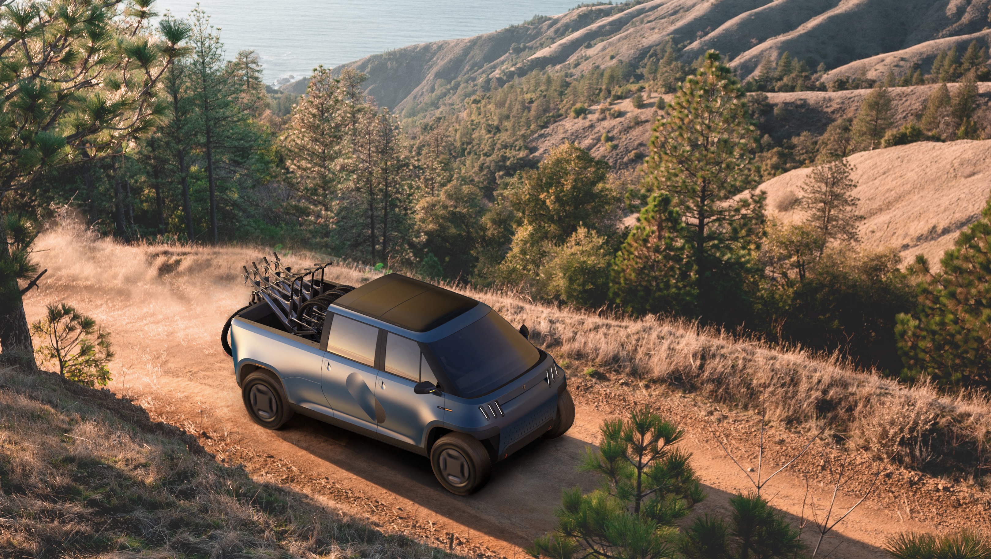 TELO is a tiny electric truck the size of a Mini with a bed as big as a ...