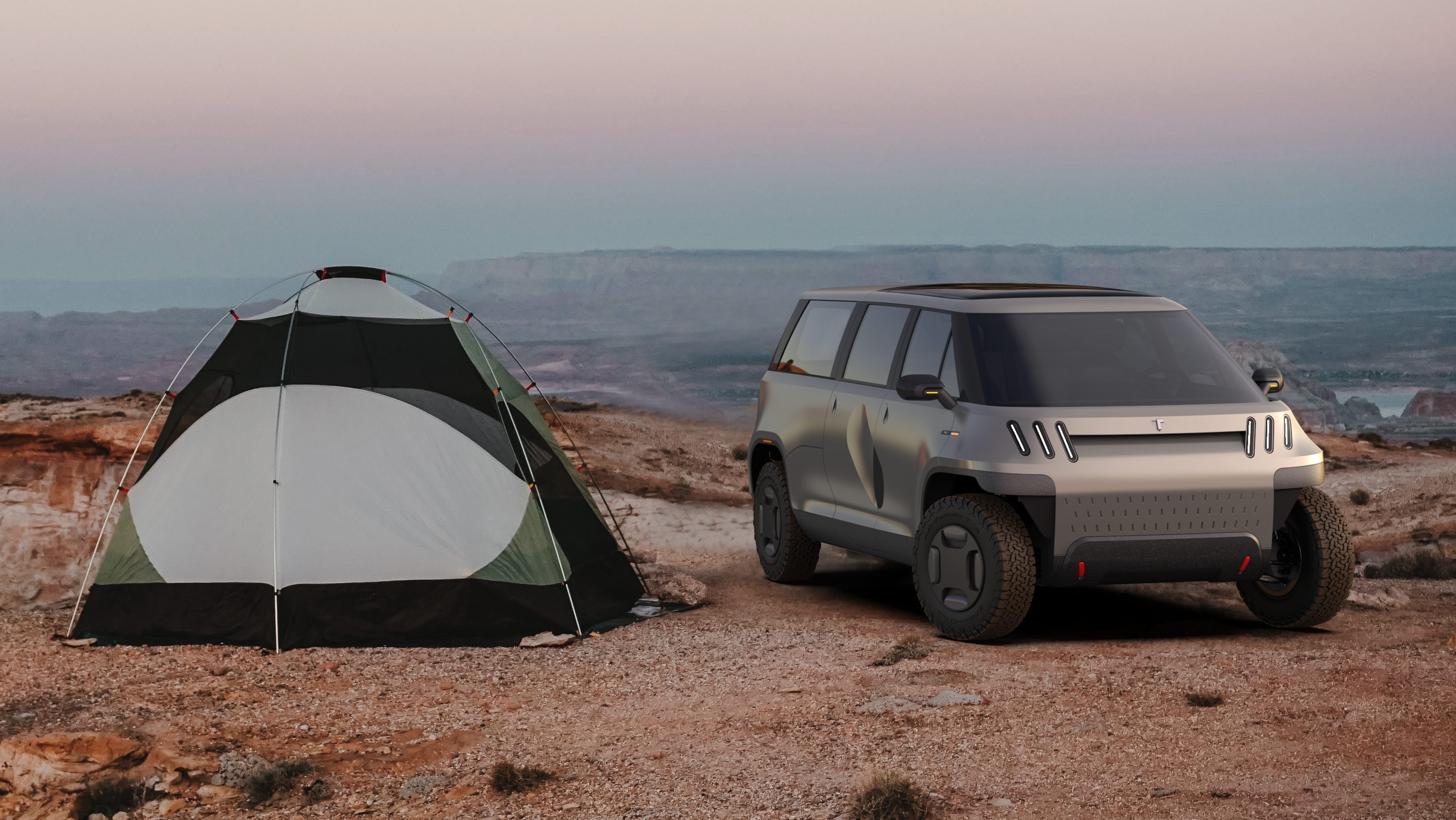 TELO is a tiny electric truck the size of a Mini with a bed as big as a ...