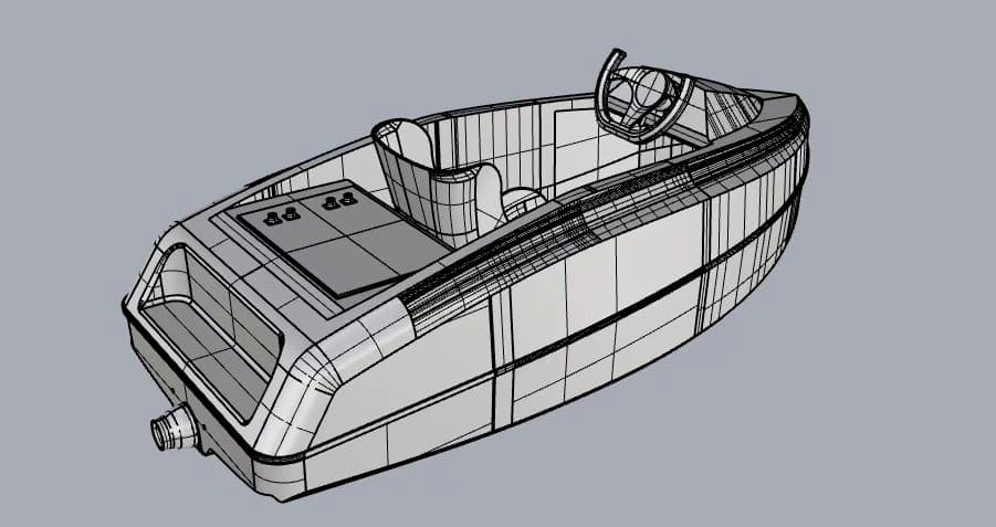 This affordable one-seater mini electric jet boat hits 30 mph!
